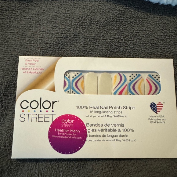 Color Street | Makeup | Color Street Nail Polish Strips Vibrant Swirls ...